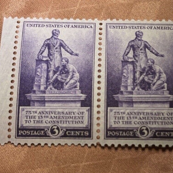 USPS | Office | Mnh 94 3c Emancipation Memorial Abraham Lincoln 13th ...